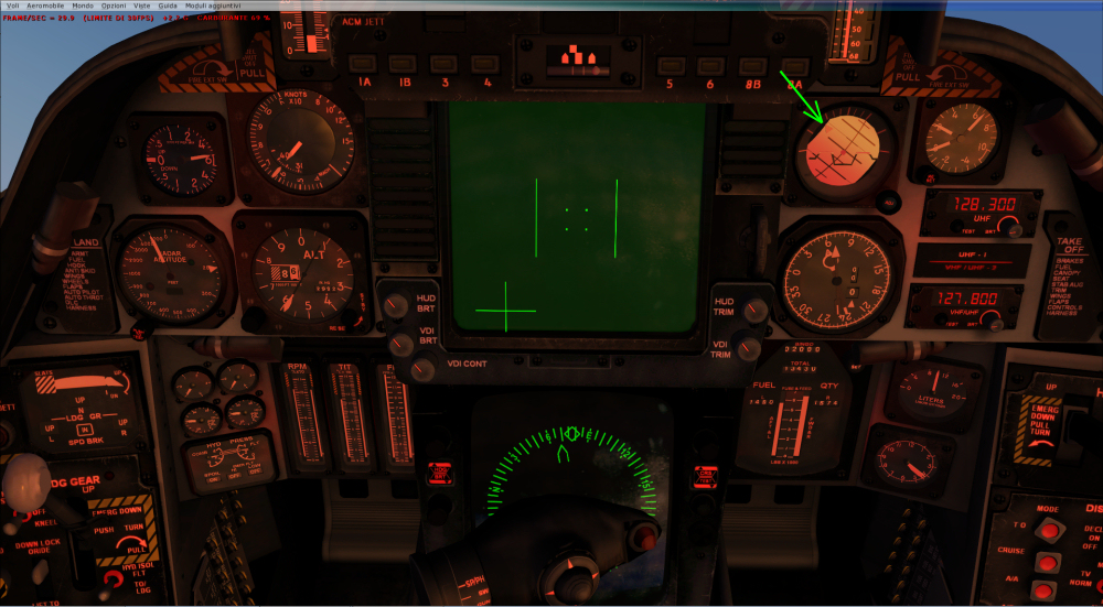 Standby Attitude Indicator - bank pointer - F-14 Tomcat - AEROSOFT ... Standby Attitude Indicator - bank pointer - F-14 Tomcat - AEROSOFT ...