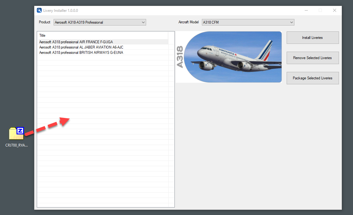 The Livery Installer manual (or rather, two images) - Aerosoft Updater ... The Livery Installer manual (or rather, two images) - Aerosoft Updater ...