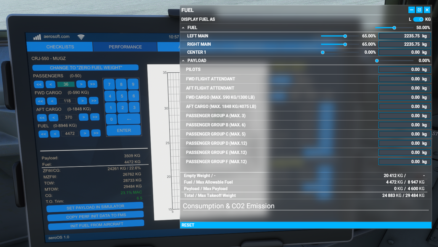 Incorrect Payload Systems Aerosoft Community Services 