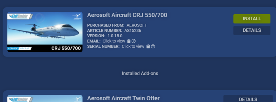 Cannot install CRJ anymore - English - AEROSOFT COMMUNITY SERVICES Cannot install CRJ anymore - English - AEROSOFT COMMUNITY SERVICES
