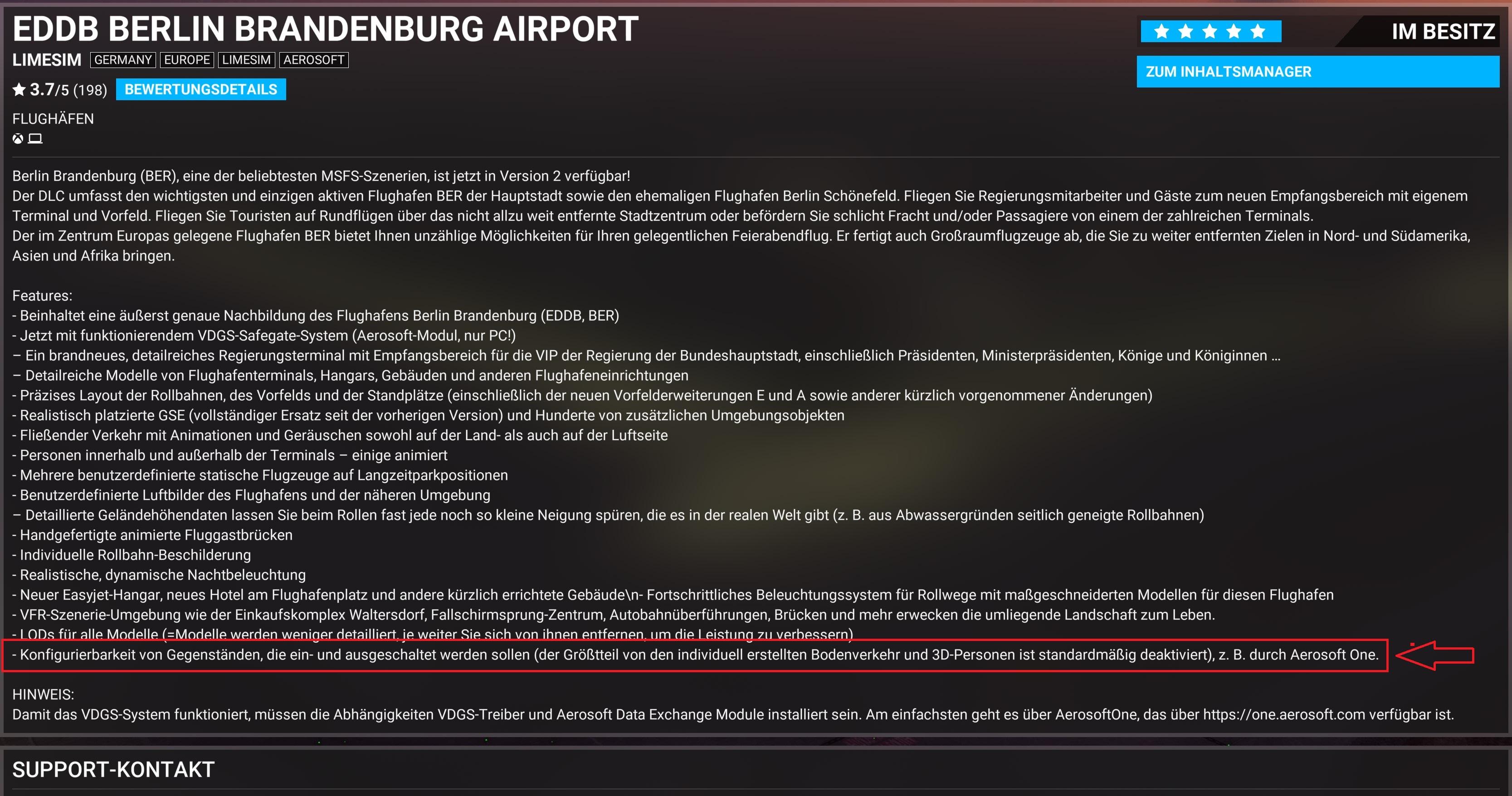 Aerosoft/Limesim Berlin Brandenburg EDDB has landed - BUT better save ...