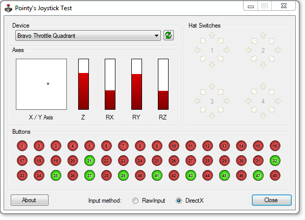 Shorts Joystick Test Application Up To 128 Buttons Shorts Aerosoft Community Services